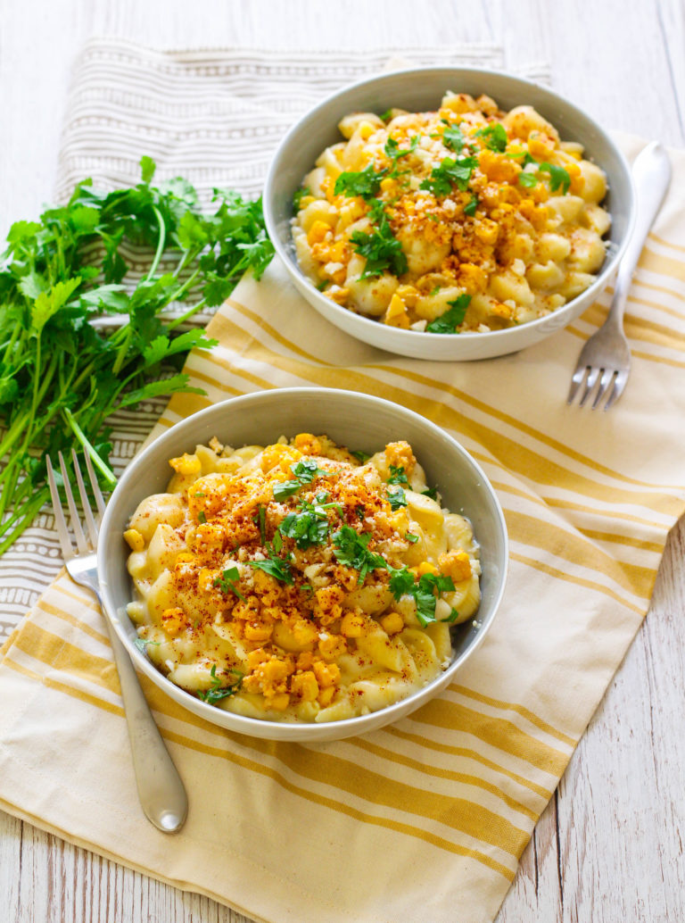 Mexican Street Corn Macaroni & Cheese - Zen & Spice