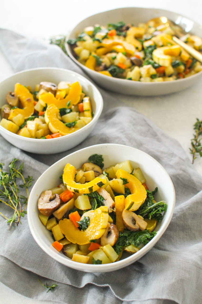 Winter Vegetable Hash - Zen & Spice