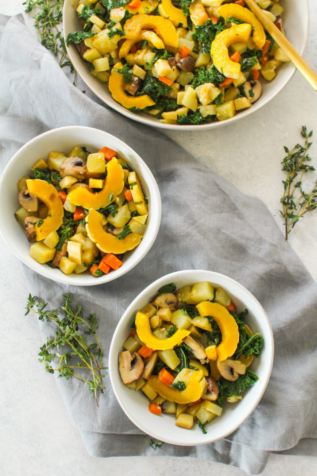 Winter Vegetable Hash - Zen & Spice