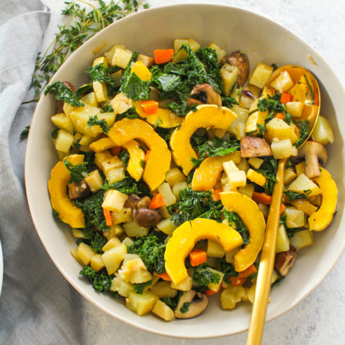 Winter Vegetable Hash - Zen & Spice